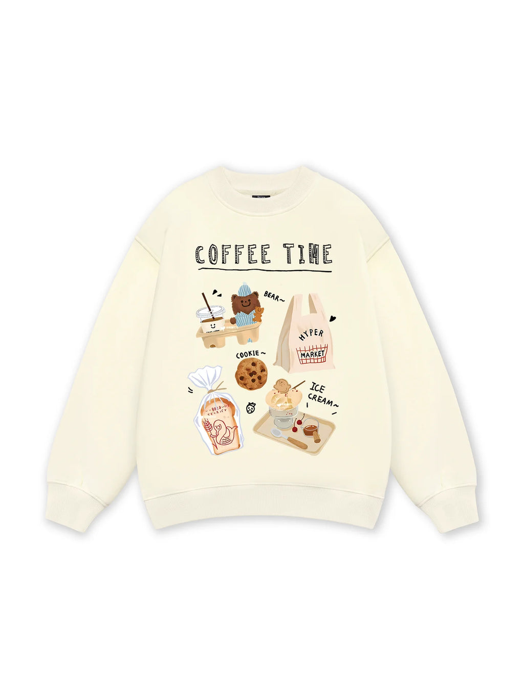 Sweet Pastry Coffee Time Sweater – Top Oulet